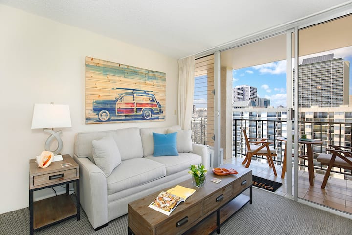 Great Waikiki Views! W/d, Wi-fi, Parking! Fv2418 - Honolulu, HI