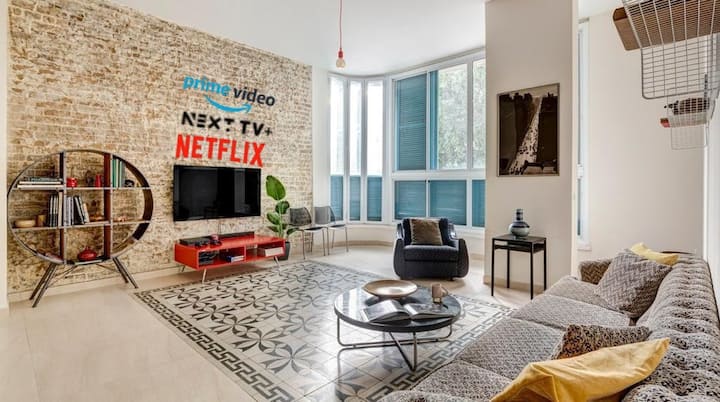 ★Amazing 4br/4famly&frnds/spacious&unique/u'll❤it★ - Tel Aviv
