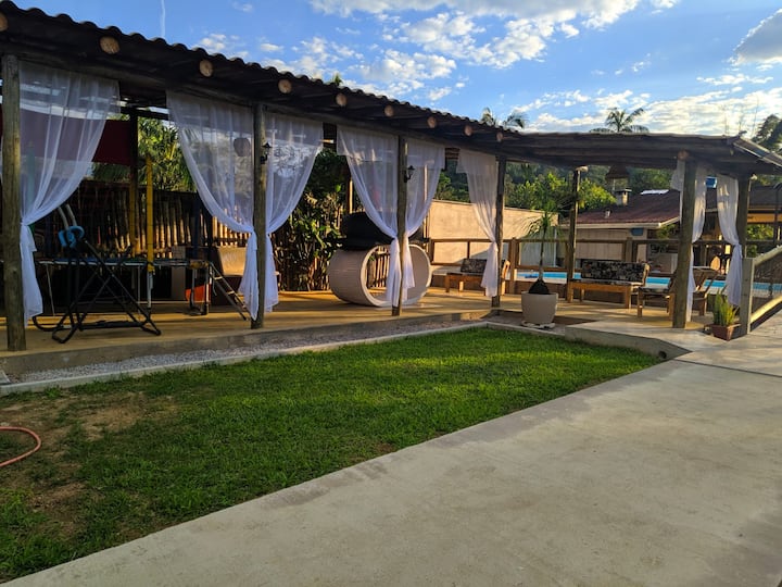 Chácara Com Piscina, Rio E Sinuca Ideal Famílias - Morretes