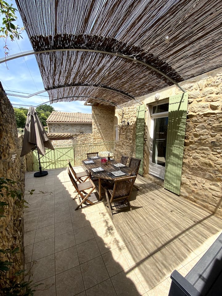 Maison De Charme à 500 M De La Rivière - La Roque-sur-Cèze