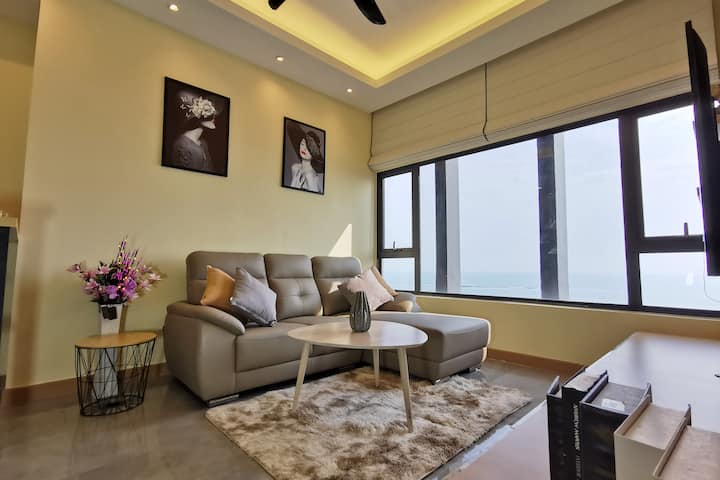 Attic✦luxury Seaview 2bedrooms Suites[netflix]#31 - 말라카