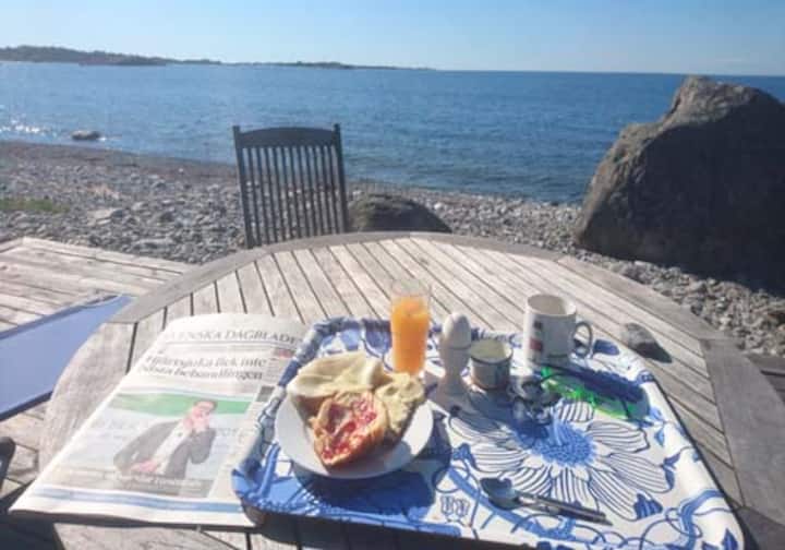 Unikt Sjöställe På Vackra Stenstrand - 1 Tim Sth - Stockholms län