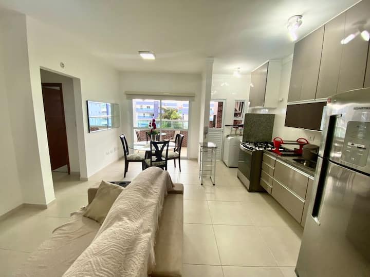 C-apto C/ Varanda Gourmet, 6 Hóspedes, Ac, 2 Vagas - Ubatuba