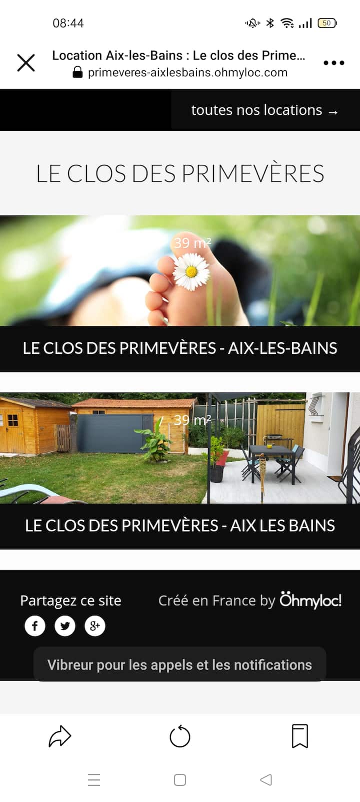 Le Clos Des Primevères.
Appartement + Parking - Aix-les-Bains
