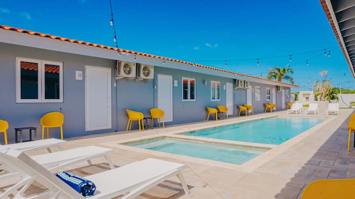 One Bedroom With Private Bbq & Hammock In Garden - Aruba