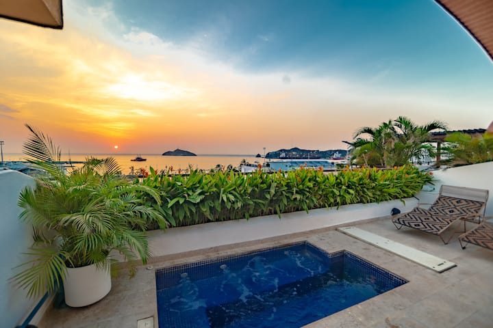 Piscina Privada Y ¡Vista Al Mar! En El Centro. - Taganga