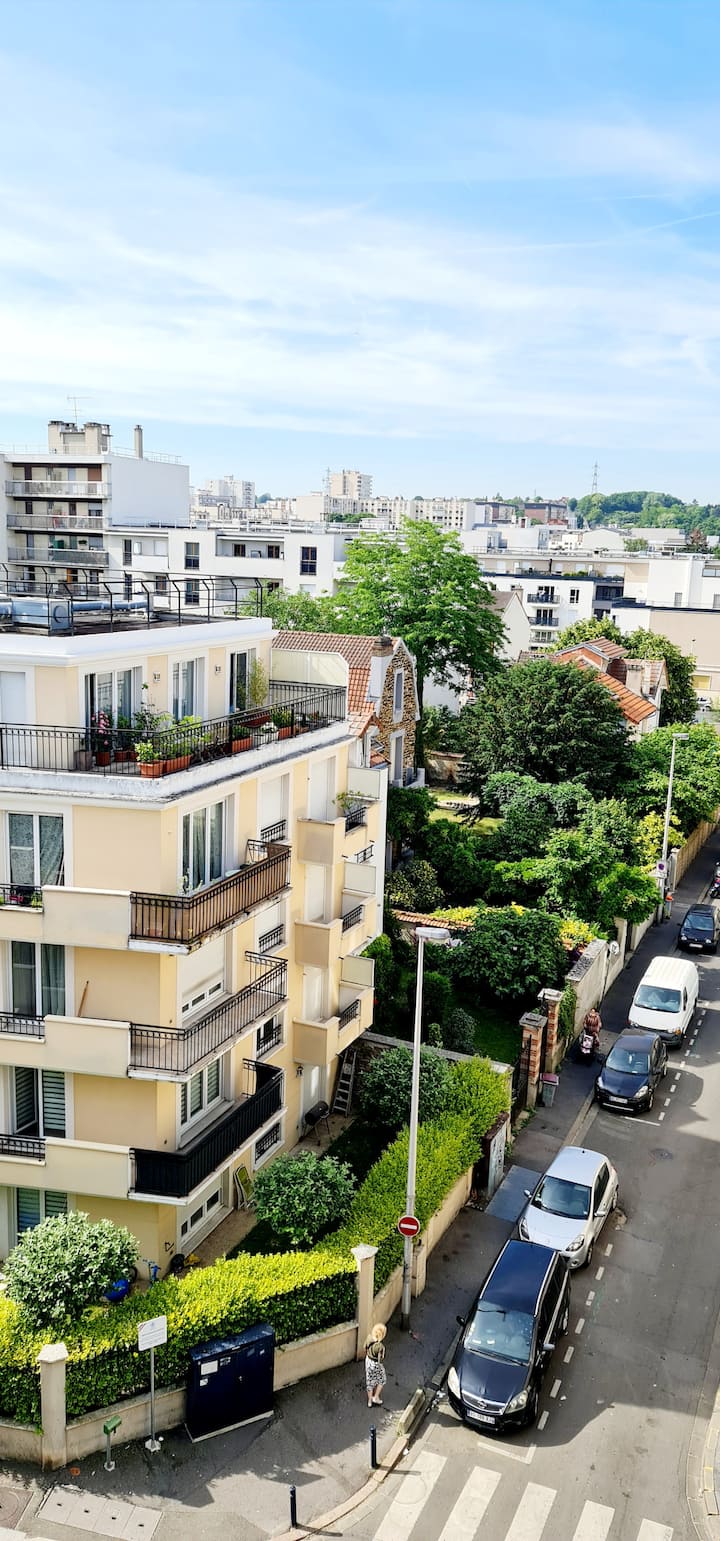 Studio Calme Terrasse Proche Paris Wifi - Villemomble