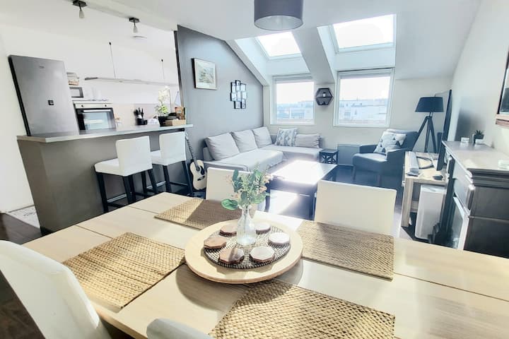 Stylish And Bright Flat Close To The City Center. - Nantes