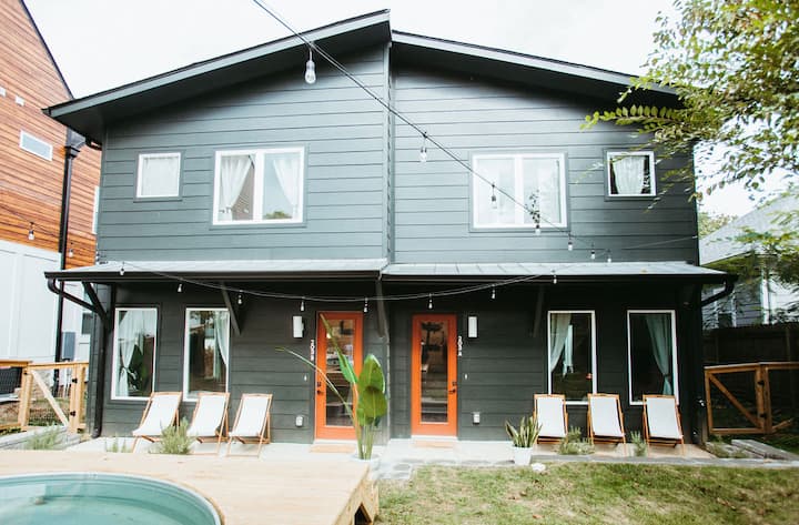 Posh Pool House W/ Hot Tub *Sleeps 14+ Walkable - Nashville, TN