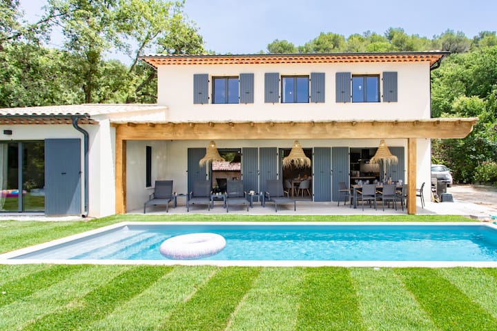 Villa St Paul Piscine Clim Parking Bbq 8 Pers - Saint Paul de Vence