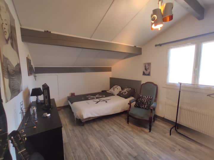 Chambre Et Sdb Privée Dans Maison Calme - Dax