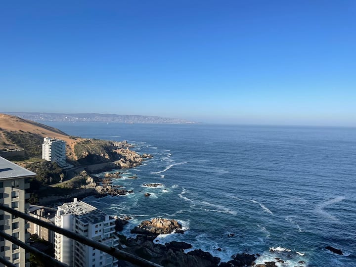 Precioso Depto En Concon Vista Primera Linea - Concón