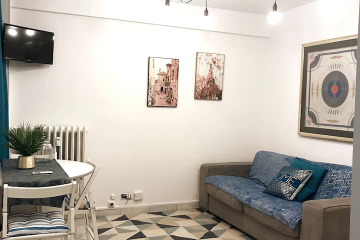 Studio 34m2 Avec Coin Nuit Proche Centre +Parking - Plage du Borrigo (Menton)
