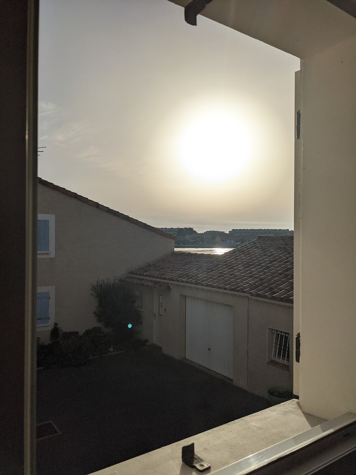 Maison Climatisée 600m Plage + Cour & Parking - Port-la-Nouvelle