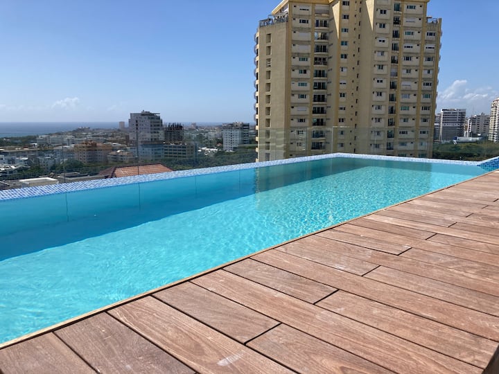 Apartment Avec Top Roof & Piscine - Santo Domingo