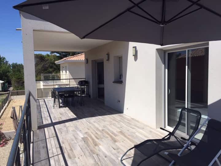 Magnifique Appartement Neuf 150 M De La Plage! - Marseillan