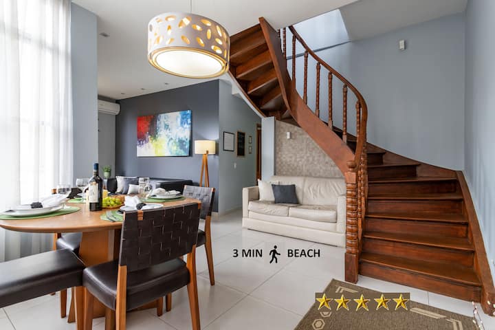 Rare Penthouse| 3bdr | Near Beach | Air Conditioni - Rio de Janeiro