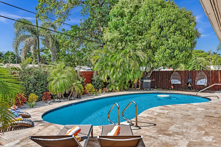 ⭐️Best Price⭐️pool House 🏖 Next To Hardrock， Airport - Dania Beach, FL