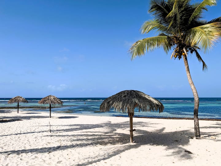 Top Studio Au Calme Avec Vue Mer, Plage Et Piscine - Saint-François