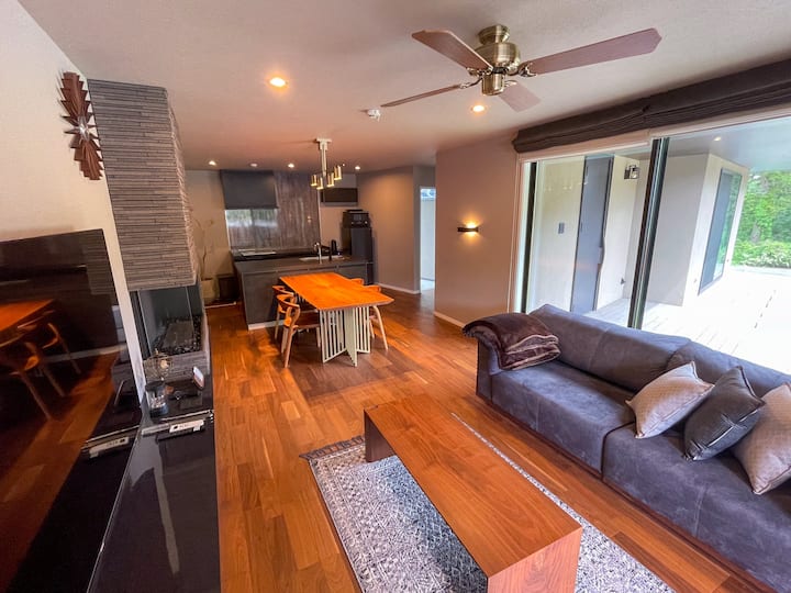 暖炉の温もりとBbqが楽しめる高級ヴィラ【taizen】 - Lake Kawaguchi