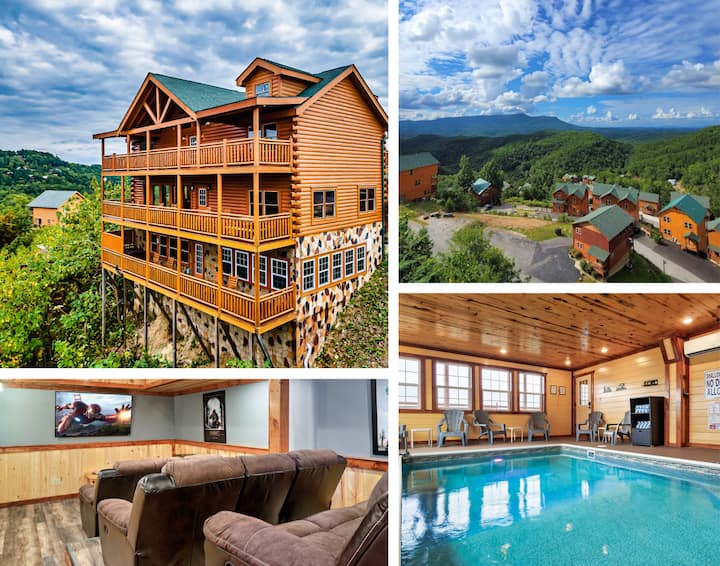 Epic View-pvt Indoor Pool- 6 Mstr Br- 5mi To Pkwy - Pigeon Forge, TN