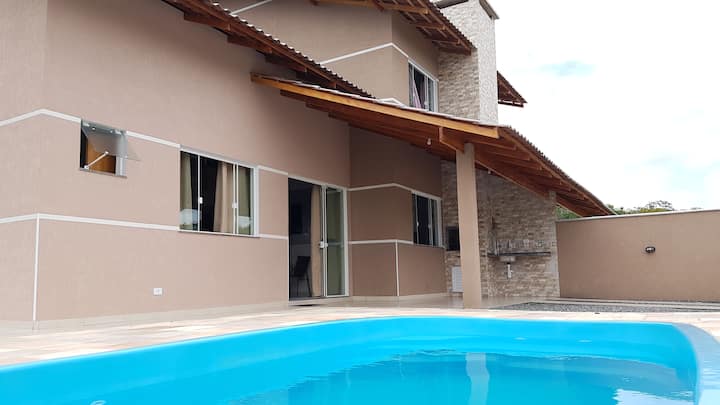Sobrado 1 Com Piscina Em Itapoa - Sc - Itapoá