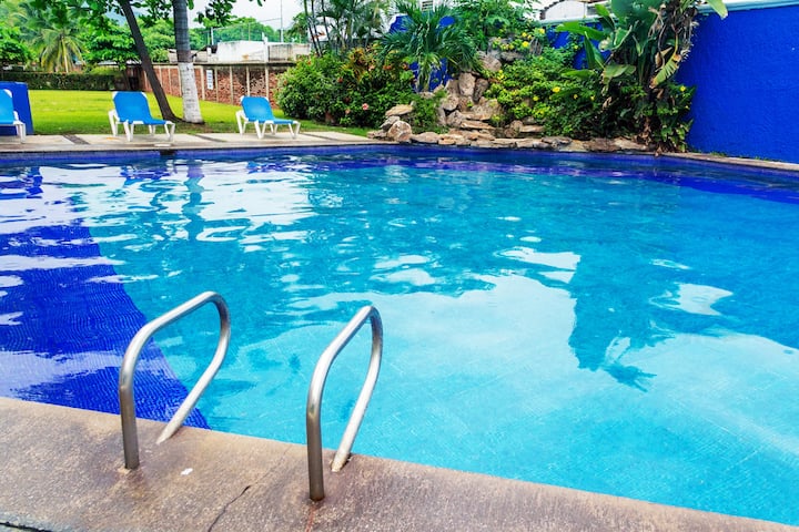 Depa Suites Las Palmas 2 Alberca Y Club De Playa - Manzanillo, Colima, Mexico