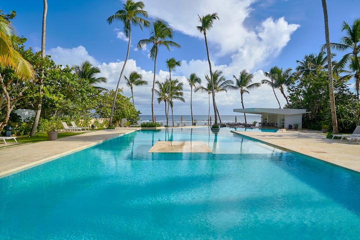 Caribbean Beachfront Apartment. W/ Scenic View - Dominican Republic