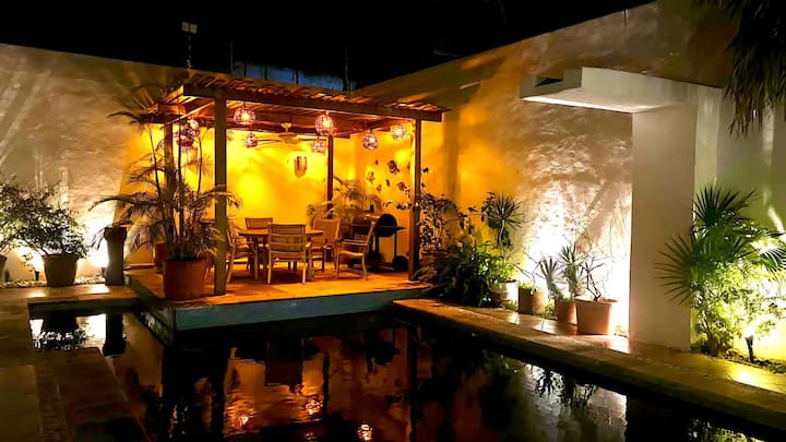 5 Min From The Beach!! Big House Pool & Fast Wifi! - Cancún