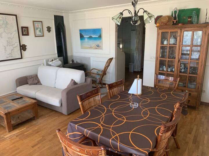 Apartamento Con Chimenea Interior A Pie De Playa - Portonovo
