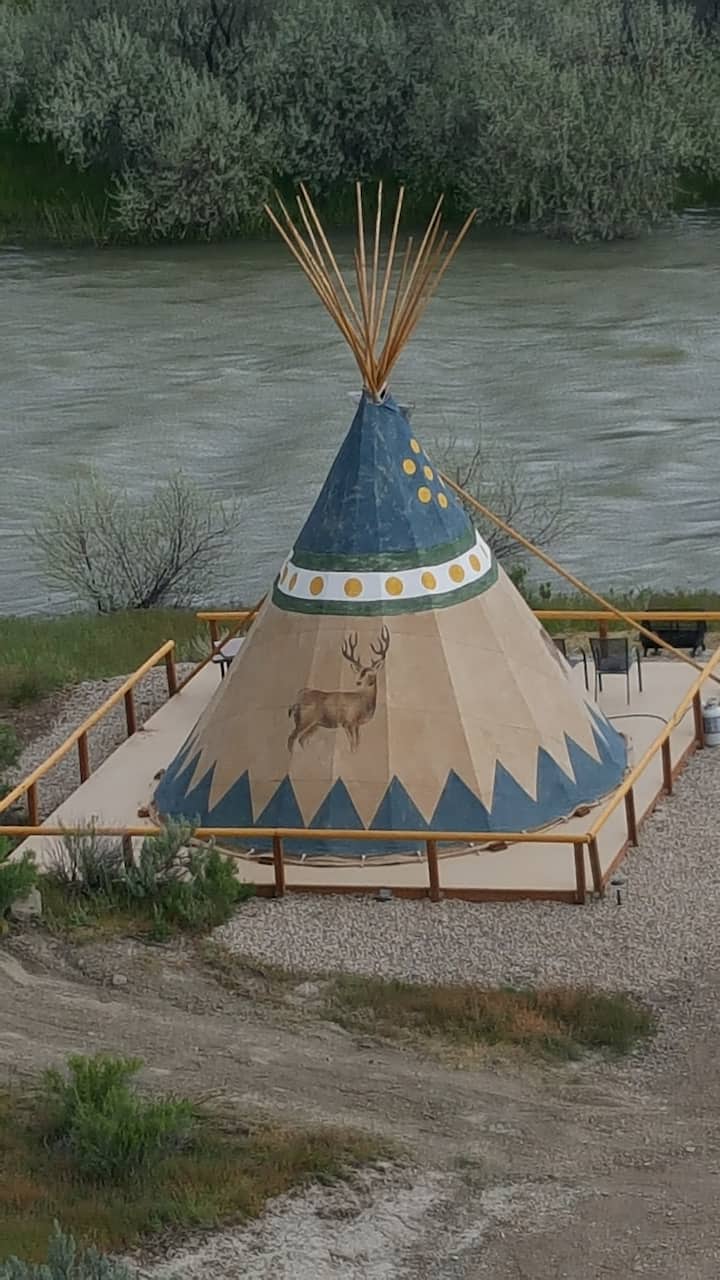 Cody Trout Ranch Camp Deer Tipi - Cody, WY