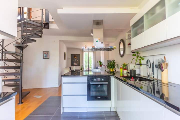 Duplex 65 M2  15th Historic Street  Parc G. Brassens - Paris
