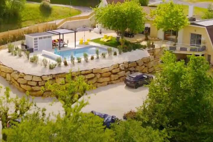 Villa D'elsa 4/8 Pers - Piscine Chauffée - Sarlat-la-Canéda