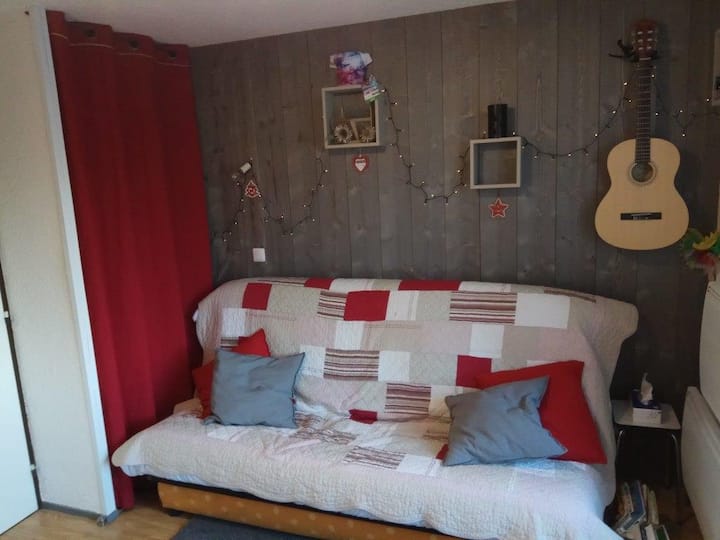 Studio 4pers. Plein Sud Au Pied Des Pistes - Monts Jura