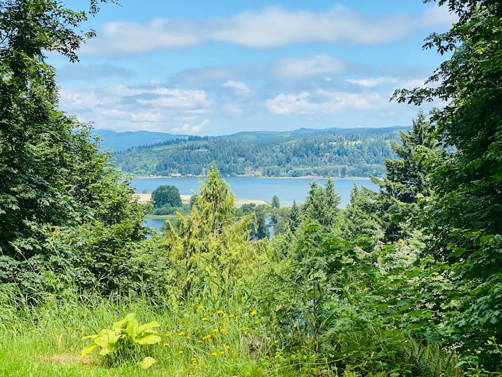 3 Woodsy Cabins In The Forest With River View - Longview, WA
