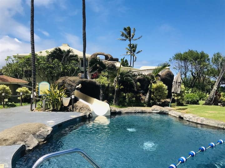 Kauai Beach Resort 4 Pools, Waterslide Restaurants - Lihue, HI
