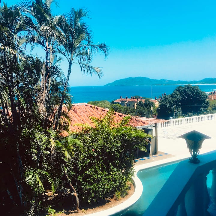 Quiet Working Apartment With Ocean View, Big Pool - Tamarindo
