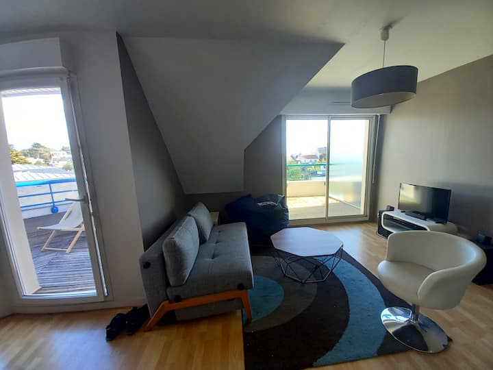 Saint Marc Sur Mer - T2 + Parking - Bel Aperçu Mer - Plage de Saint-Nazaire