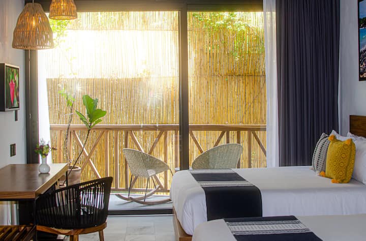 Double Queen Suite At Ximena Hotel Boutique - Sayulita