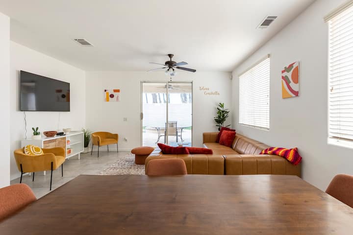 Open Concept-private Backyard & Pool, Spa - 코첼라
