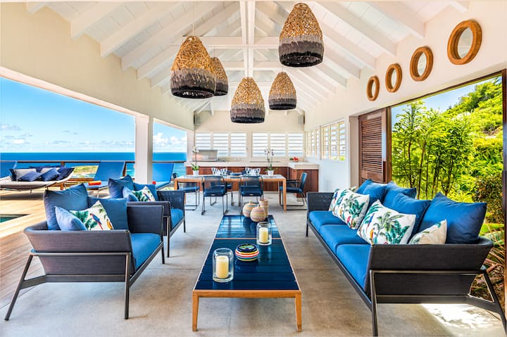 Villa Roy - Lagoon & Ocean  Breathtaking View - Saint Barthélemy