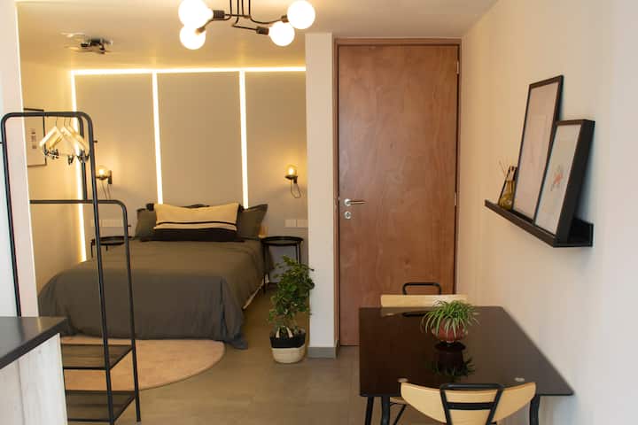 Loft Zona Expo Cocina/wifi/terraza Zona Expo A:c - Guadalajara