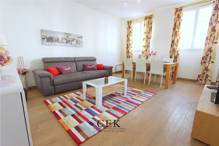Amplio Apartamento 7pax Disneyland Val D'europe 10mn (Elbe1) - Disneyland París