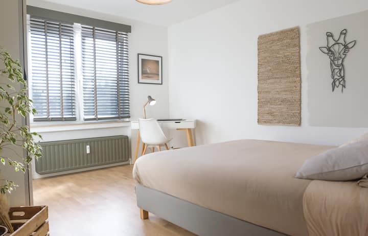 Chambre Avec Bureau Dans Superbe Appartement - Bruselas