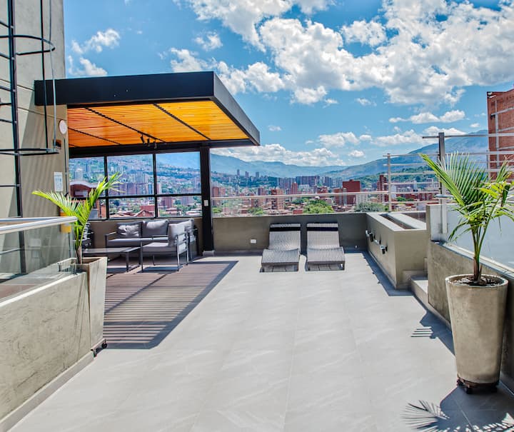 2 Habitaciones+cerca Laureles+terraza - Medellín