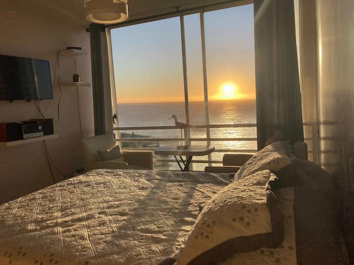 Departamento Tipo Estudio Con Linda Vista Al Mar - Chile