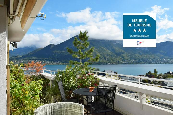 Le Belvédère: Rooftop, Vue 360° , Terrasse, 6 Pers - Annecy