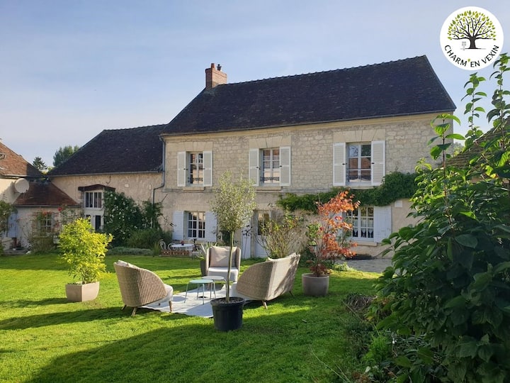 Gîte Charm'en Vexin Avec Cheminée Et Jardin - Val-d'Oise