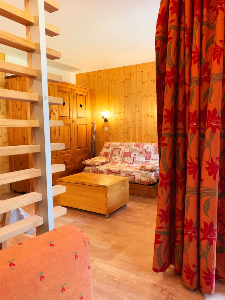 Appart. 4 Personnes-pied Des Pistes-50m Du Bourg - Moutiers