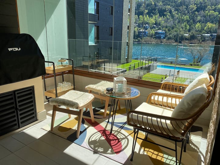 Hermoso Departamento Pucón, Primera Línea Al Lago - Pucón